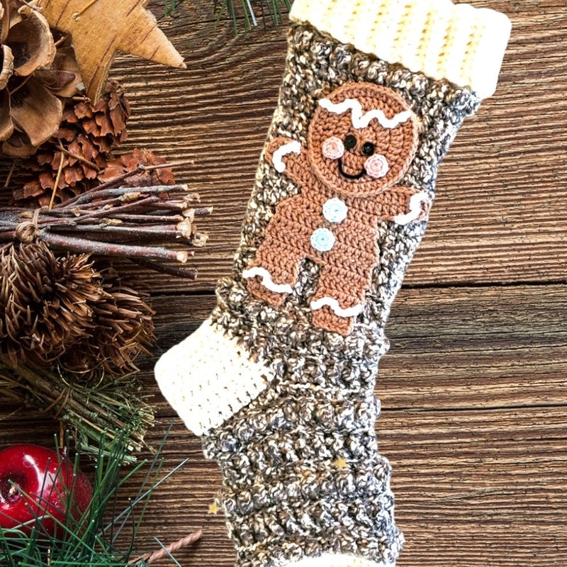 Gingerbread Stocking - Etsy