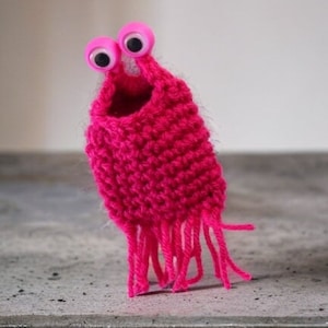 Mini Yip Yip Party Favor, Treat Bag, Finger Puppet Eyes - Pink - Etsy