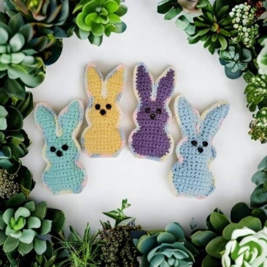 Peeps Bunny With Adoption Certificate, Easter Basket Stuffer, Pocket ...