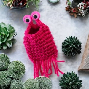 Mini Yip Yip Party Favor, Treat Bag, Finger Puppet Eyes - Pink - Etsy