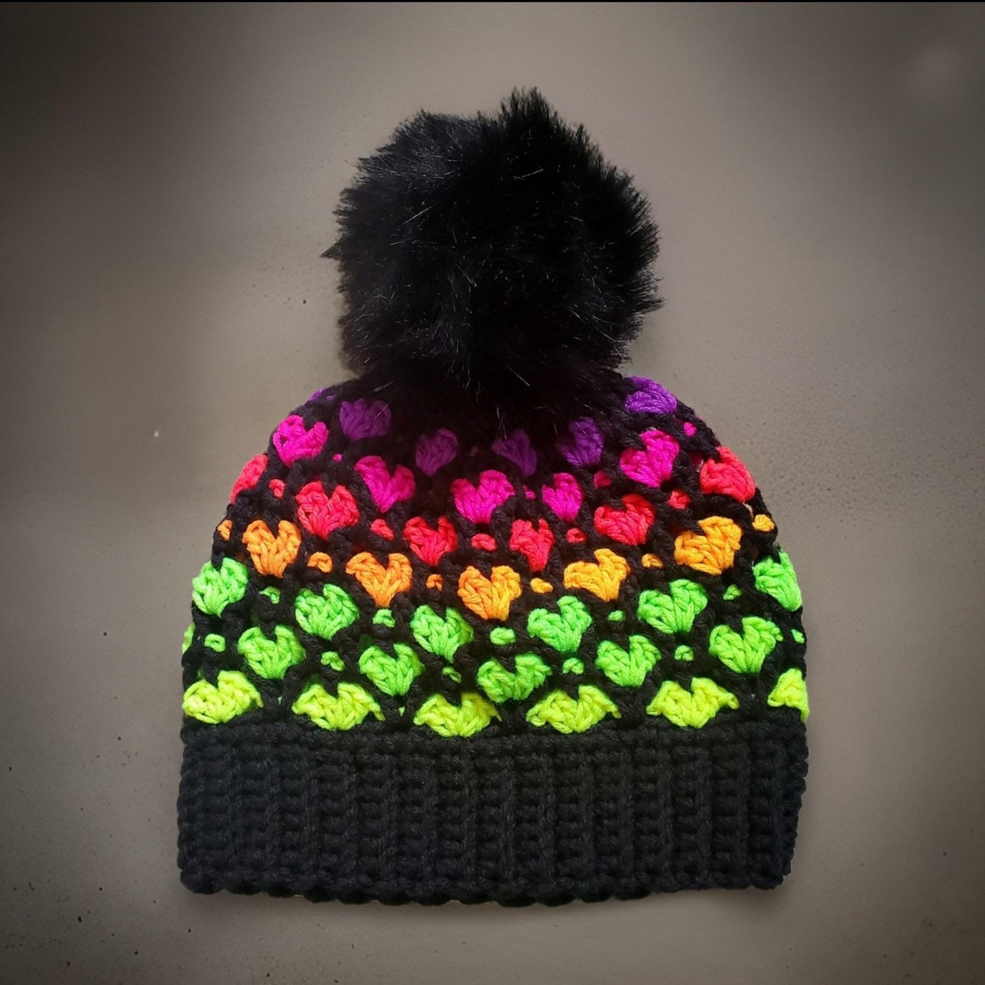 Heart Beanie - Etsy