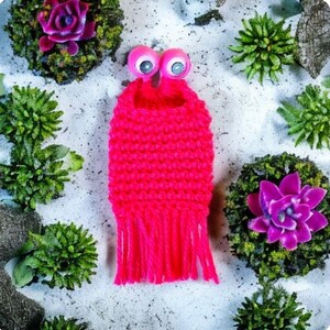 Mini Yip Yip Party Favor, Treat Bag, Finger Puppet Eyes - Pink - Etsy