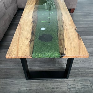 Epoxy Golf Themed Coffee Table - Etsy