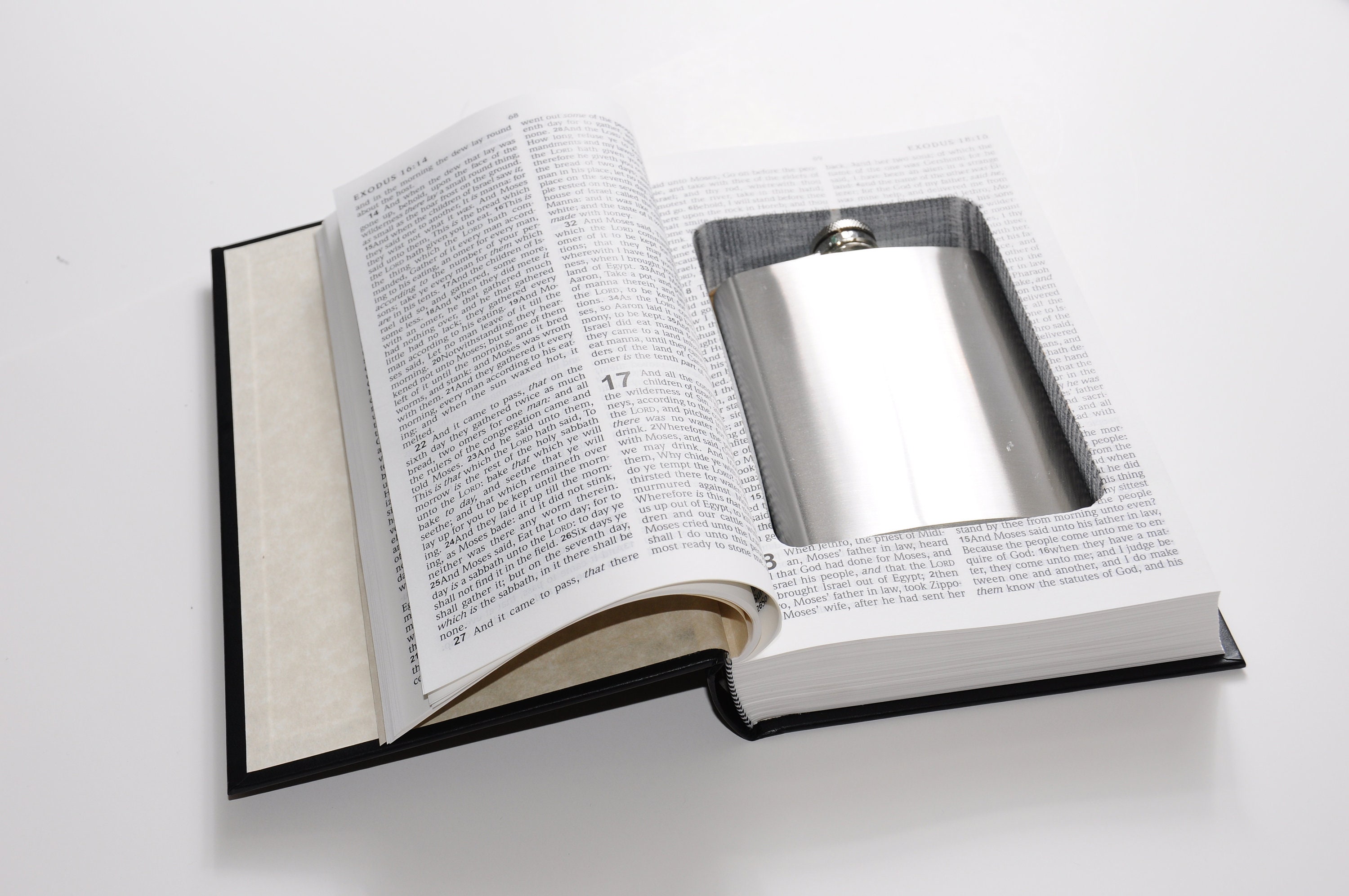 Bible Book Safe w/ 8oz Hidden Flask Option Secret Hollow | Etsy
