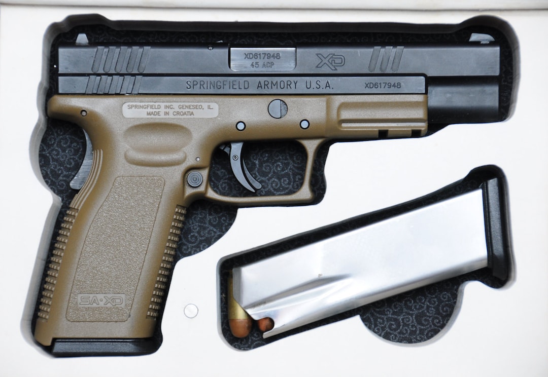 Book Safe for Springfield Armory XD Series .45 ACP or 9mm 4" or 5 ...