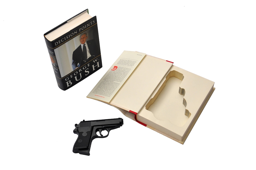 Concealed Gun Storage Book Safe - Custom-made for Any Compact ...