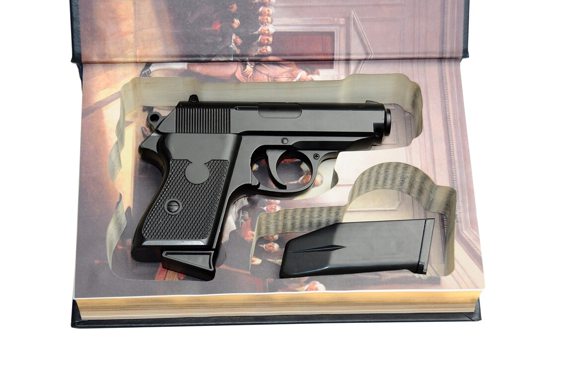 Gun Book Safe for Compact Handguns Constitution of the - Etsy