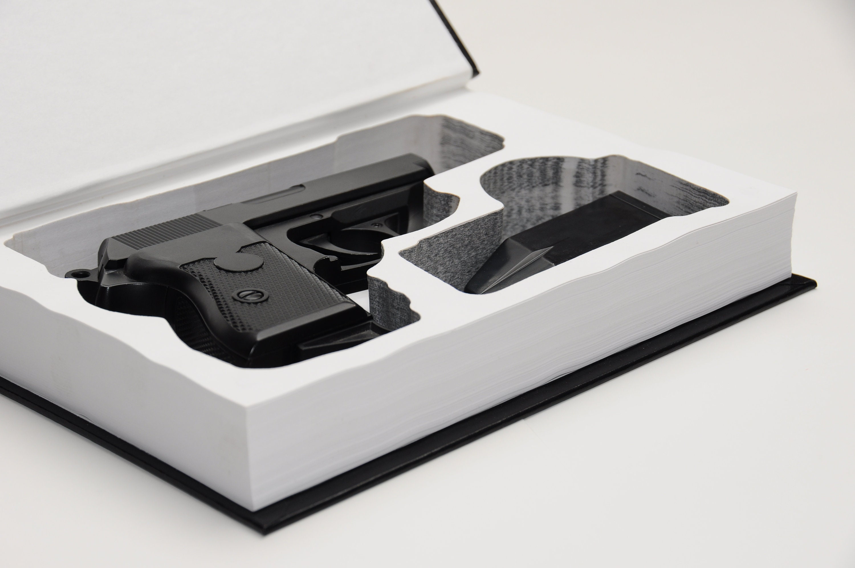 Custom Bible Book Safe for Compact Guns - S&W, Taurus, Ruger, Glock ...
