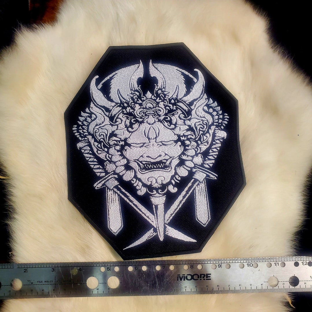 Oni Japanese Sew on Back Patch - Etsy