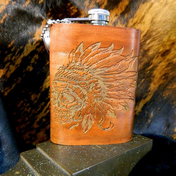 Skull Flask - Etsy