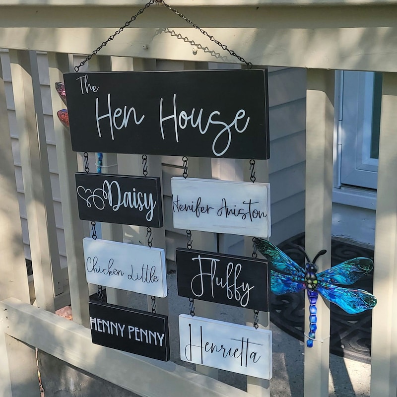 Chicken Name Plates - Etsy