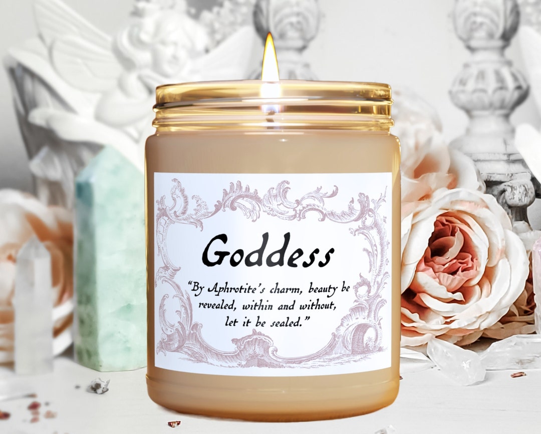 Goddess Aphrodite Candle Beauty Magick Spell Candle Pagan Goddess ...