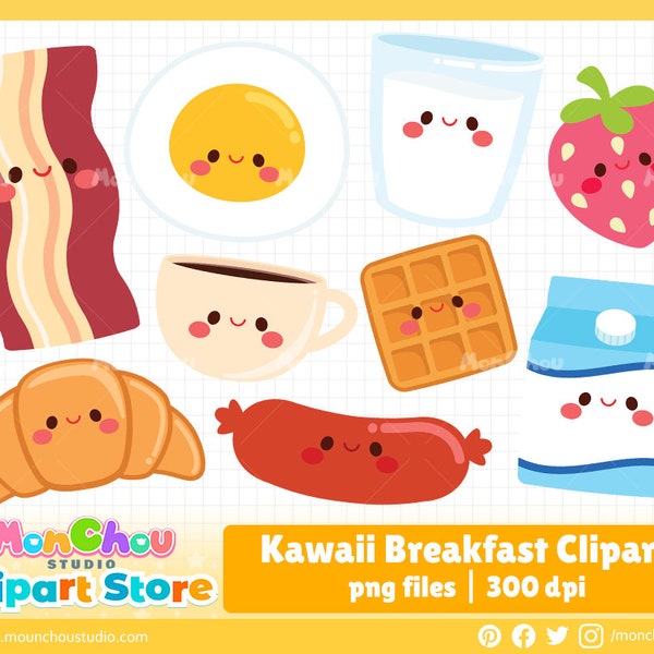 Kawaii Breakfast - Etsy