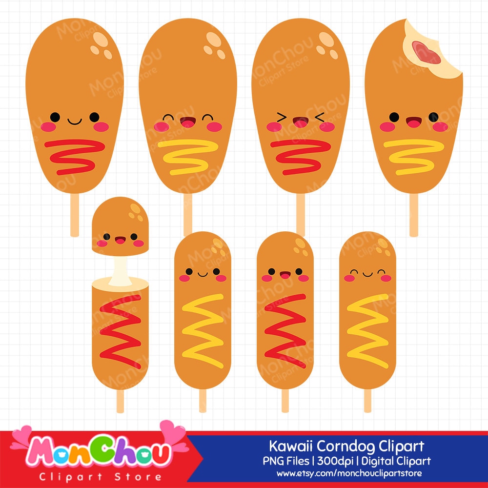 Corndog Clipart