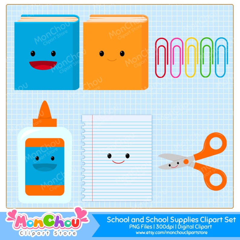 School and School Supplies Clipart School Themed Cliparts - Etsy Singapore