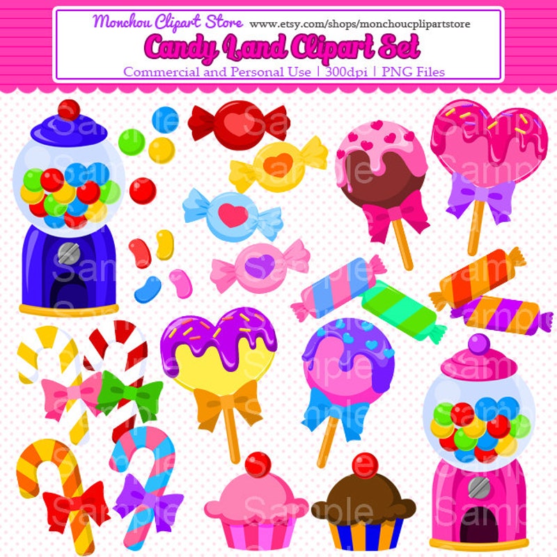 Christmas Candy Land Png - Etsy
