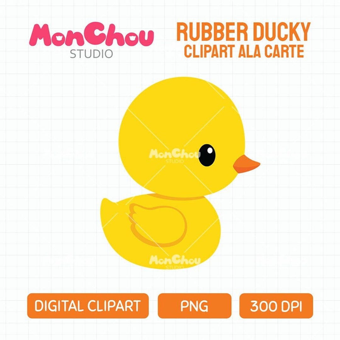 Rubber Ducky Clipart - Rubber Duck Clipart Solo Ala Carte - Commercial ...