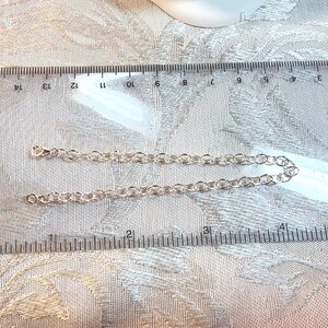 Beautiful 7.5 SOLID Sterling Dapped Oval Cable Link Bracelet With ...