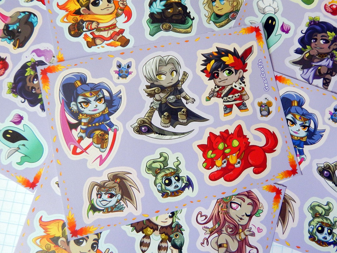Hades Sticker Sheets A6 Size - LIMITED - Etsy