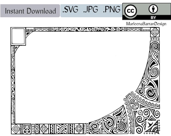 Finnish Iron Age Viking Age Style Frame Card Border. Vector | Etsy Canada