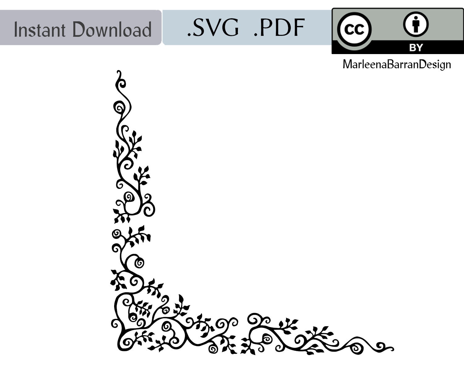 Horizontal Vine Clipart Greek