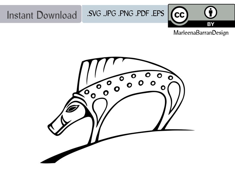 Saxon Boar Design a Vector Download Based on the Benty Grange - Etsy