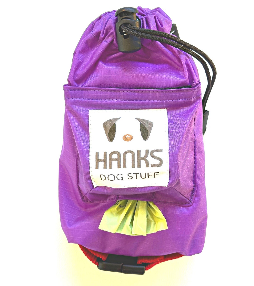 The Poop Transporter Purple Dog Poop Bag Carrier/poop Pouch/hands Free ...