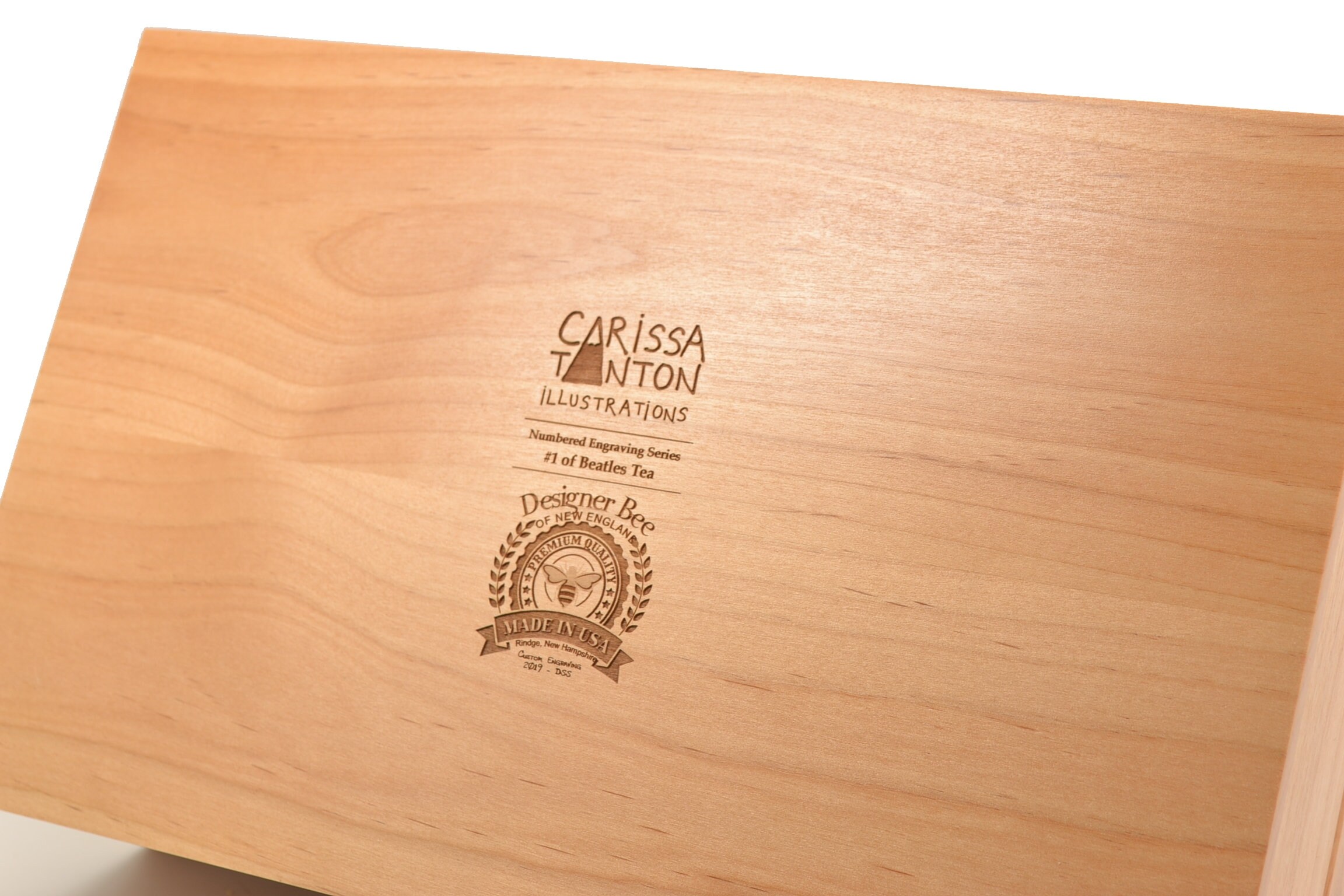 Wood Tea Box The Beatles All You Need Is Love and A Nice | Etsy