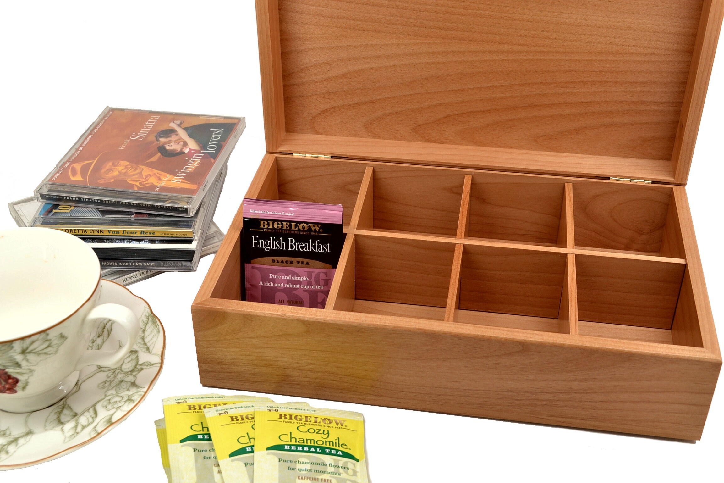 Wood Tea Box The Beatles All You Need Is Love and A Nice | Etsy