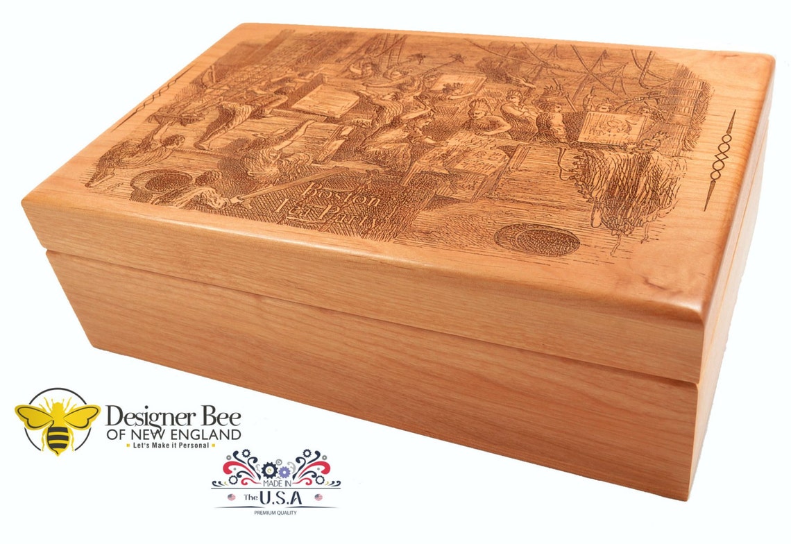 Boston Tea Party Tea Box or Treasure Chest Restored - Etsy