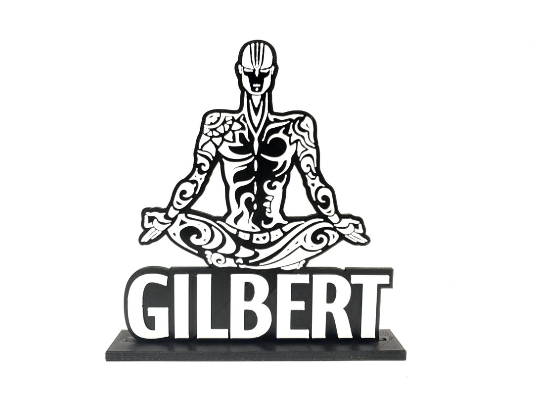 Custom Yoga Cake Topper Solid 2 Color 3D Printed Plastic Birthday Party ...