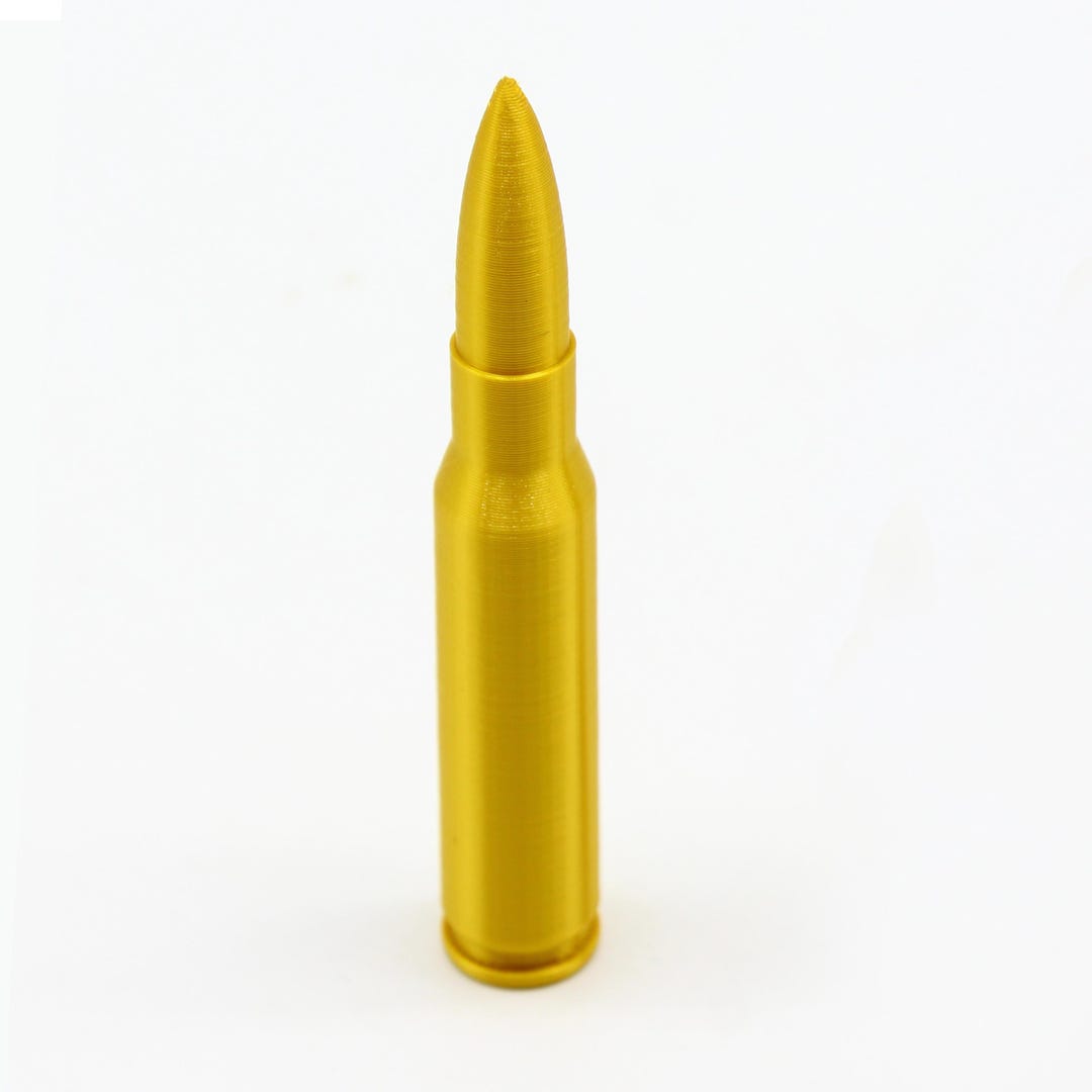 25 Pack 3D Printed 762mm Bullet Cake Toppers – Tactical Party Confetti ...