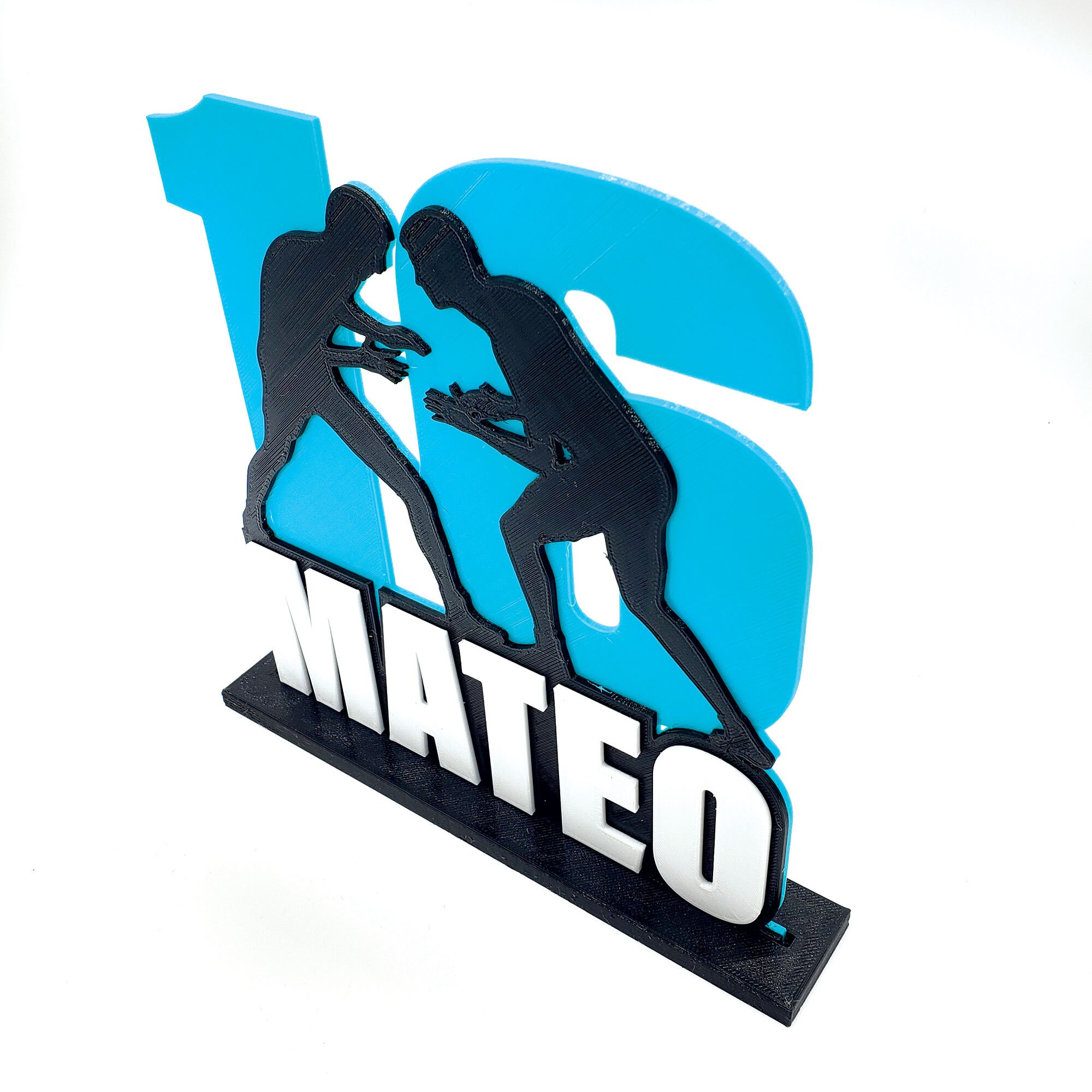 Personalized WRESTLING Cake Topper on Base With Name and Age - Etsy