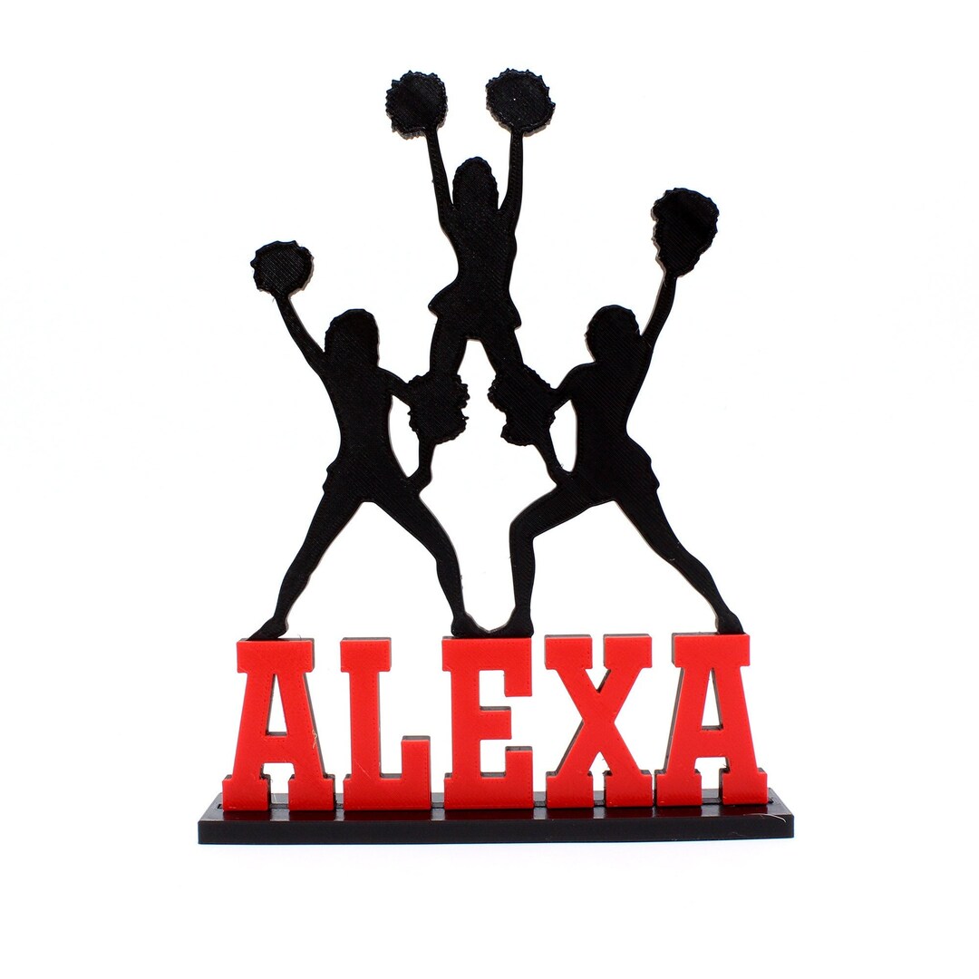 3D Printed Cheerleading Cake Topper Cheerleader Birthday Decor - Etsy ...