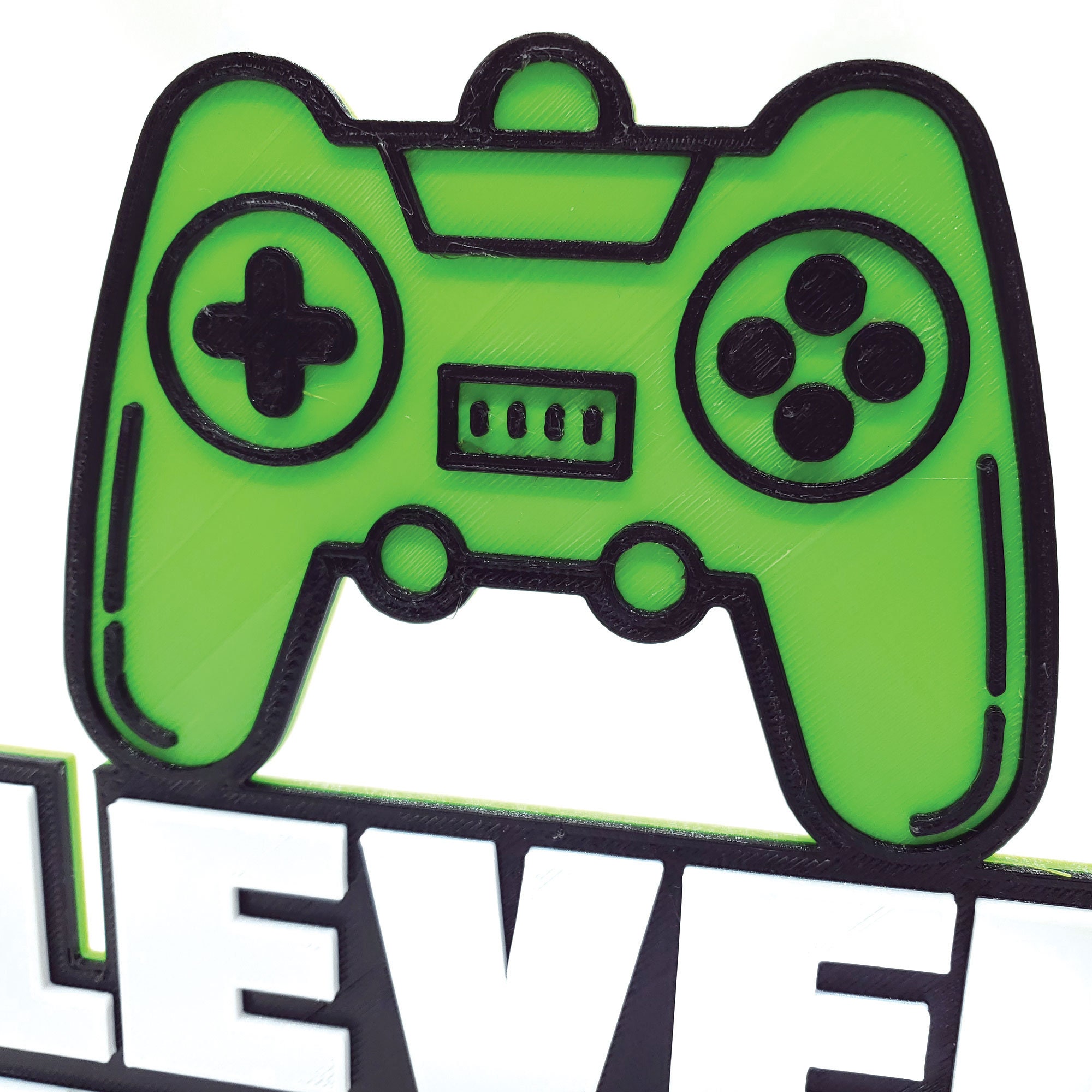 LEVEL UP Video Game Birthday Cake Topper on Base for Gamer | Etsy LEVEL UP Video Game Birthday Cake Topper on Base for Gamer | Etsy