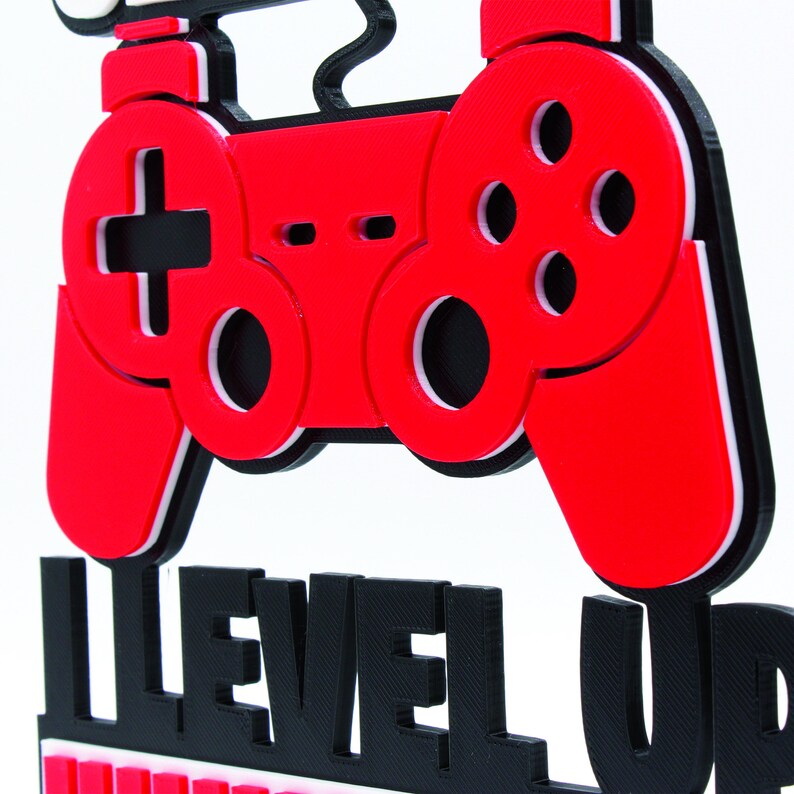 I Don't Get Older I Level up Video Game Cake Topper - Etsy