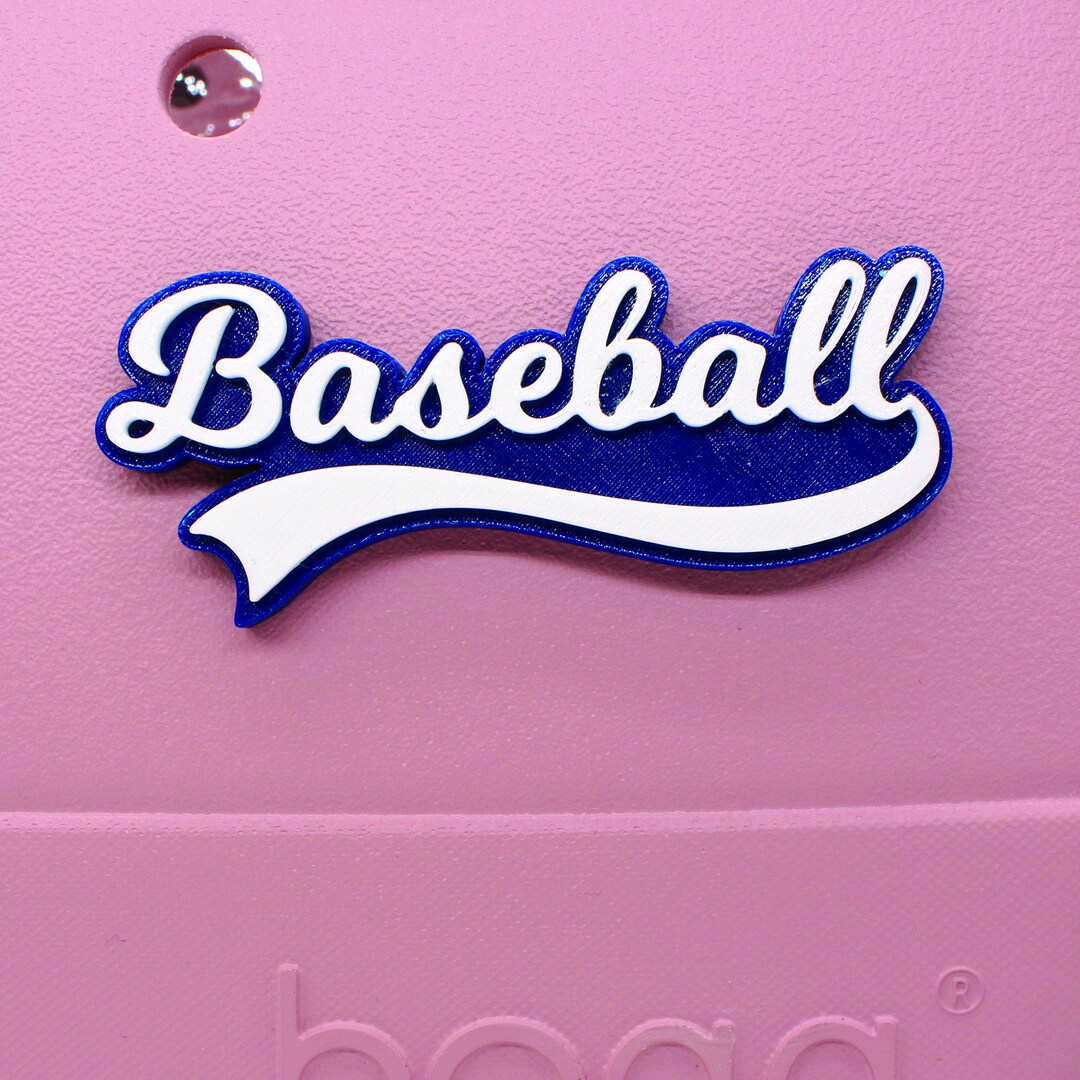 Baseball Beach Bogg Bag Charm - 3D Printed - Perfect Summer Accessory ...