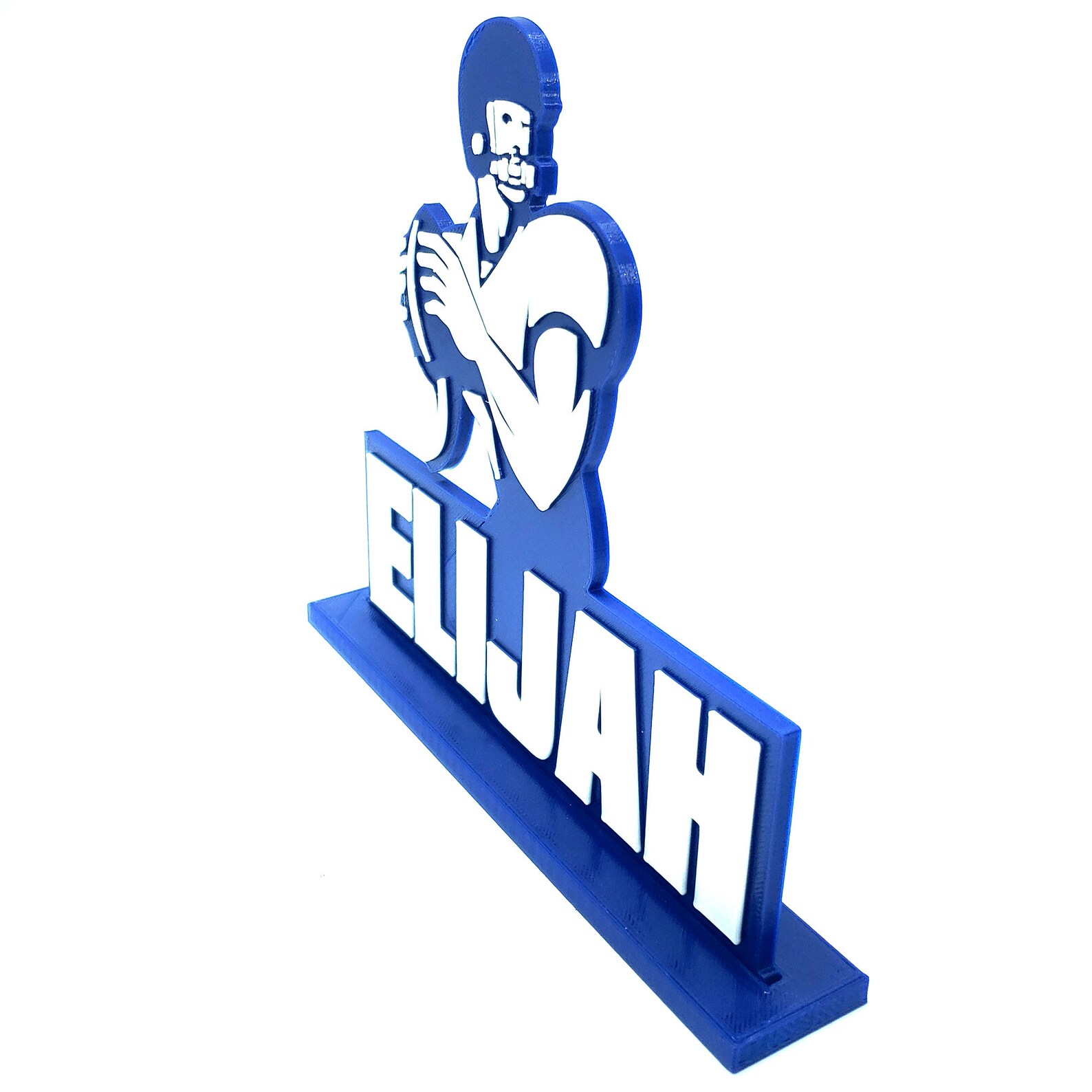 Custom Football Player Cake Topper Keepsake on Base for Sports - Etsy