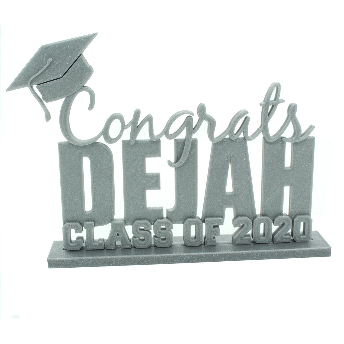 Custom Graduation Cake Topper Congratulations CLASS OF 2020 or | Etsy