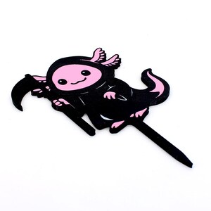 Grim Reaper Axolotl Cake Topper 7"x5" | 3D Print Halloween Decor - Etsy