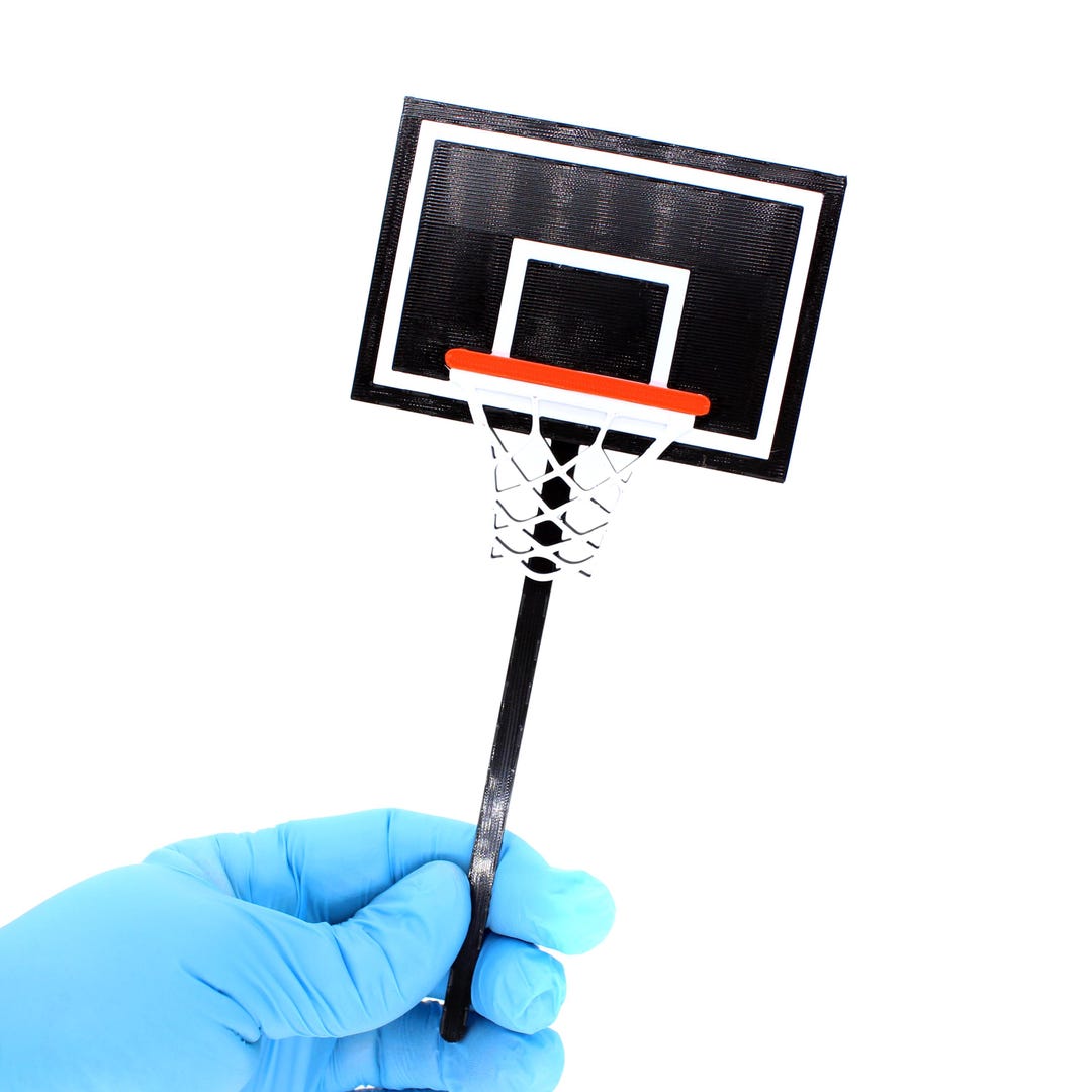 3D Printed Basketball Hoop Floral Pick – Sports Bouquet Decoration for ...