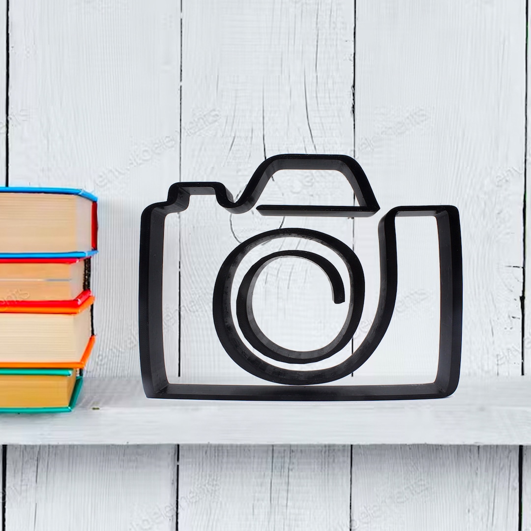 Minimalist CAMERA Shelf Decor - 3D Printed Plastic - Etsy