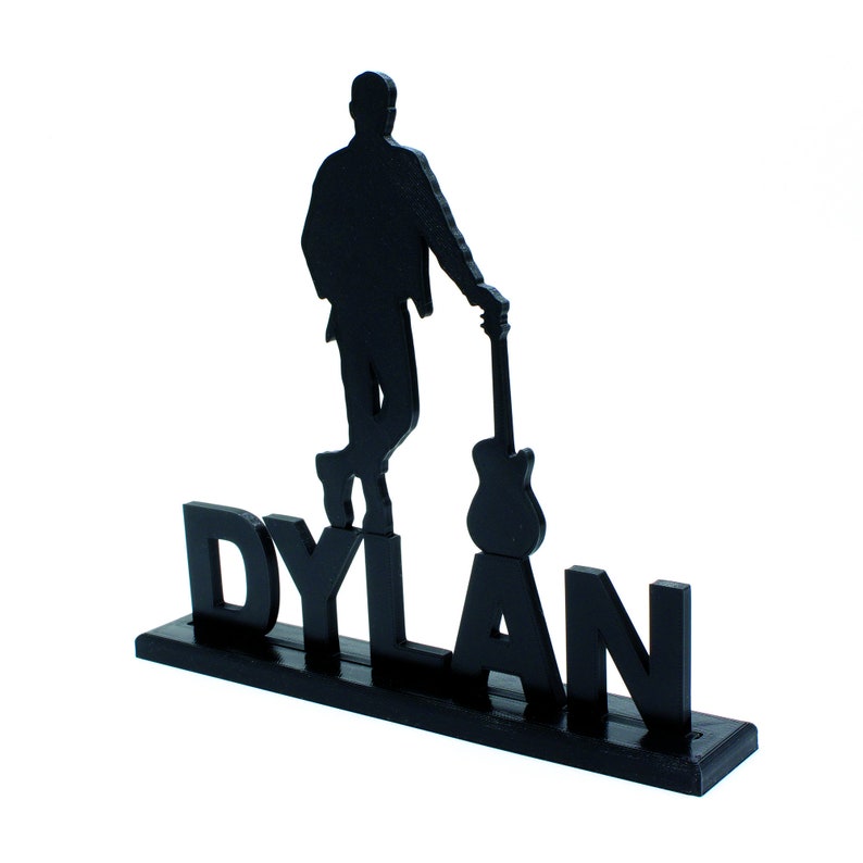 Guitarist Cake Topper With Name on Base Solid 3D Printed - Etsy