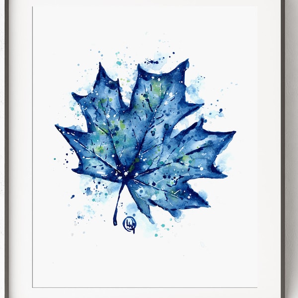 Maple Leaf Print - Etsy