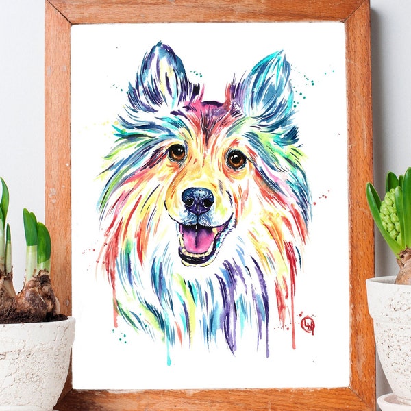 Sheltie Art - Etsy