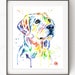 Yellow Lab Print Golden Lab Painting Yellow Lab Art Yellow - Etsy