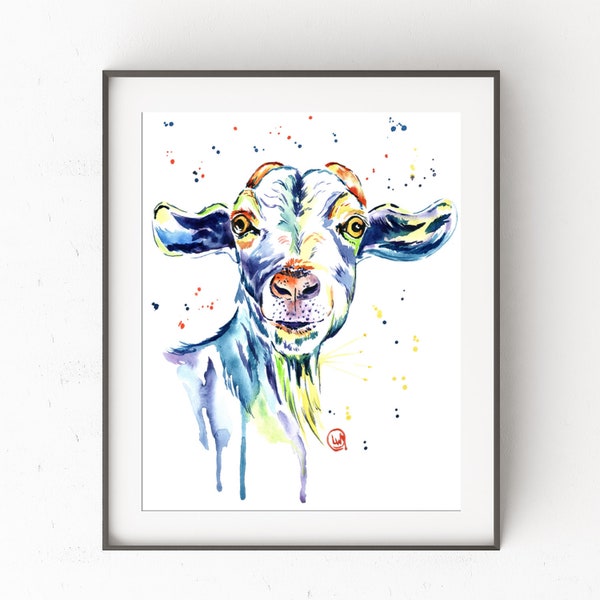 Goat Print - Etsy Canada