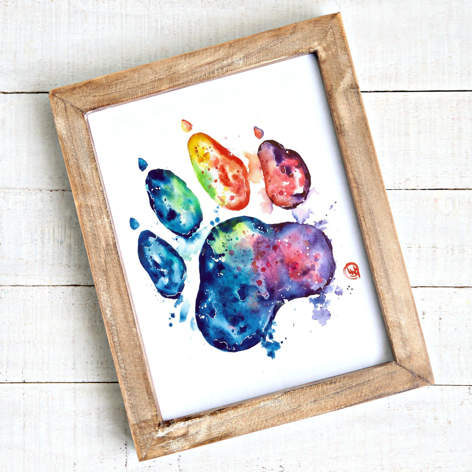 Custom Cat Paw Print, Personalized Paw Print, Cat Lover Gift, Pet ...