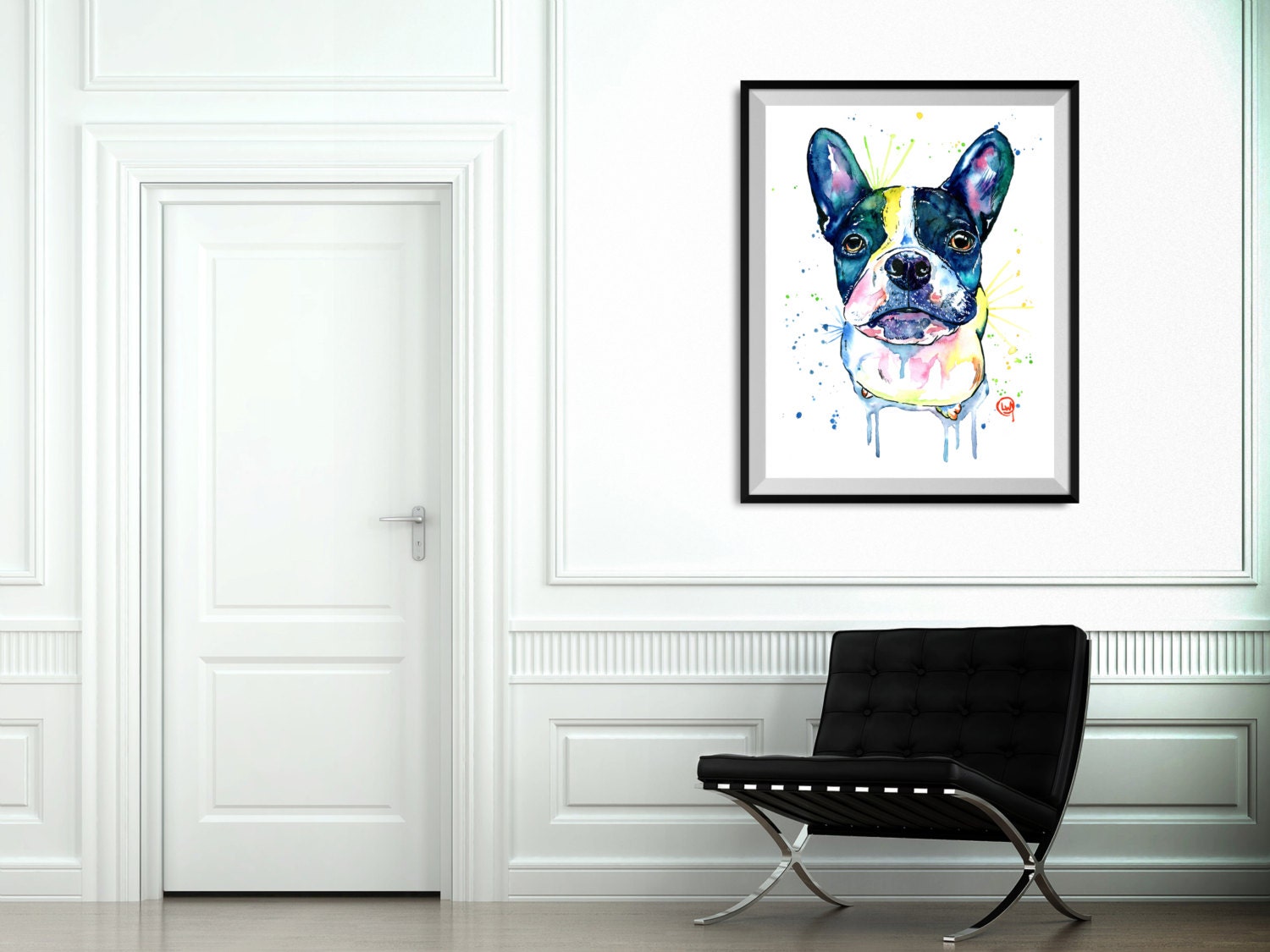 French Bulldog Print French Bulldog Gifts Frenchie Dog Art - Etsy