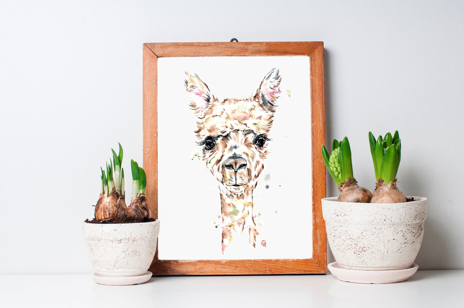 Llama Art Print Lama Llama Wall Art Nursery Wall Art Llama | Etsy